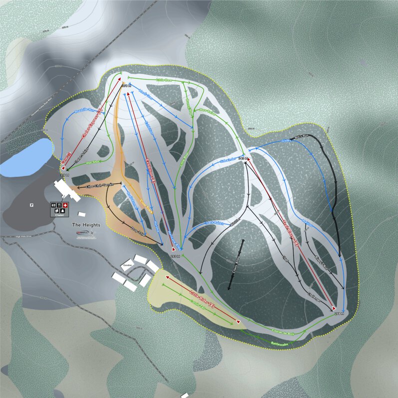 The Heights Resort Map by Mapsynergy | Avenza Maps