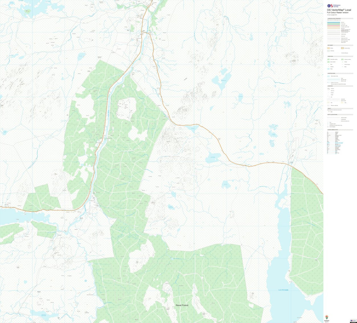 North, West and Central Sutherland Ward 17 (1:10,000) Map by UK ...