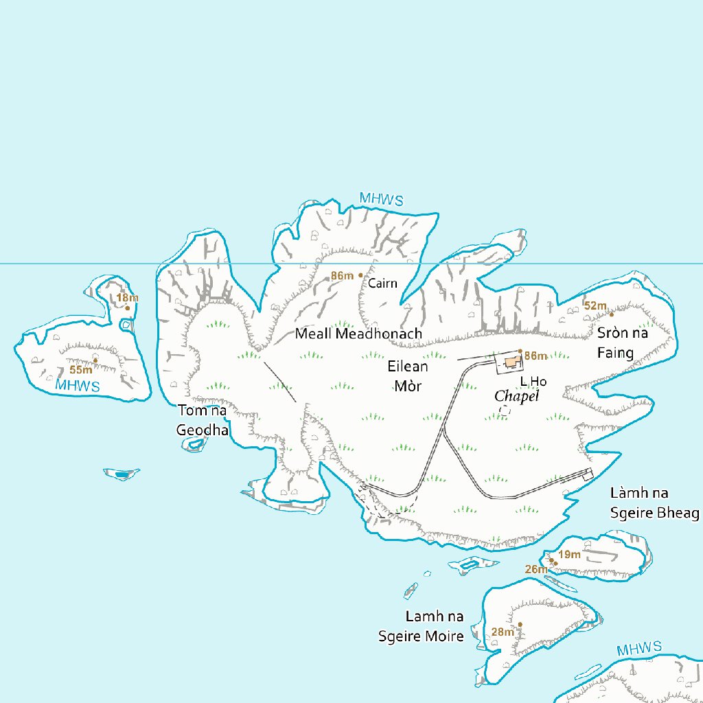 Sgir' Uige agus Carlabhagh Ward 5 (1:10,000) Map by UK Topographic Maps ...