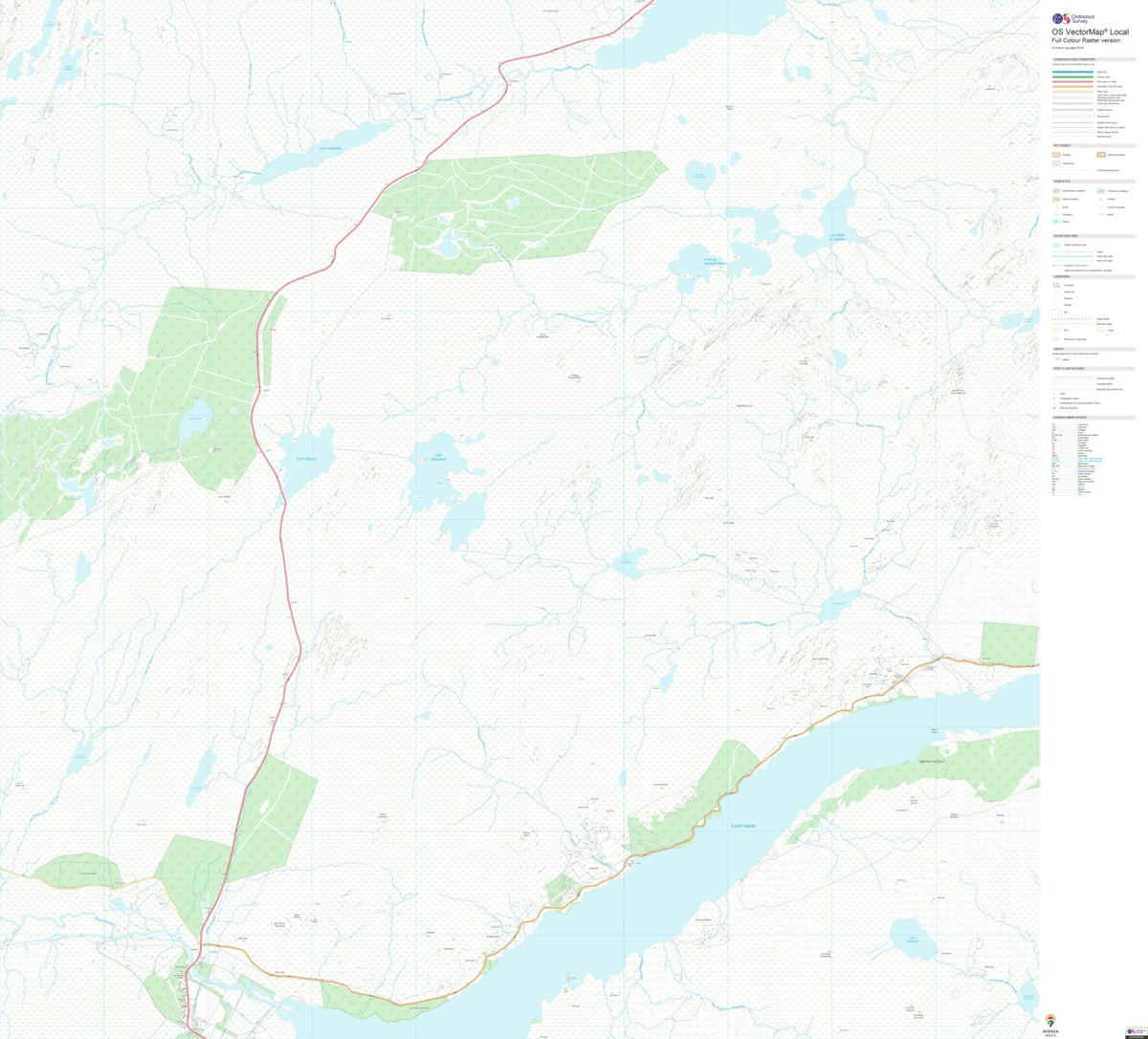 North, West and Central Sutherland Ward 1 (1:10,000) Map by UK ...