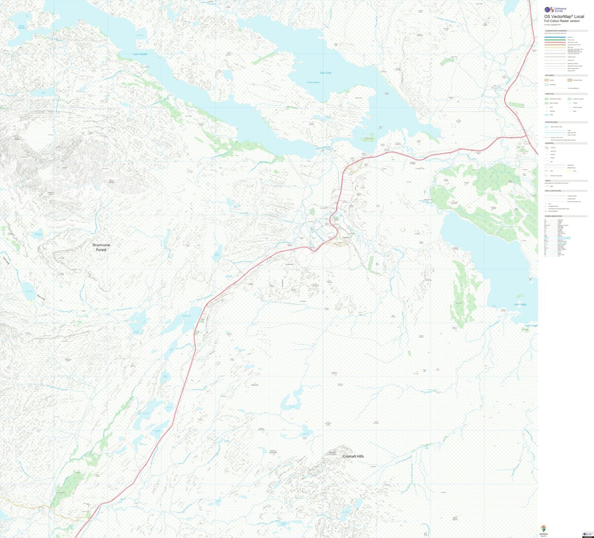 North, West and Central Sutherland Ward 46 (1:10,000) Map by UK ...