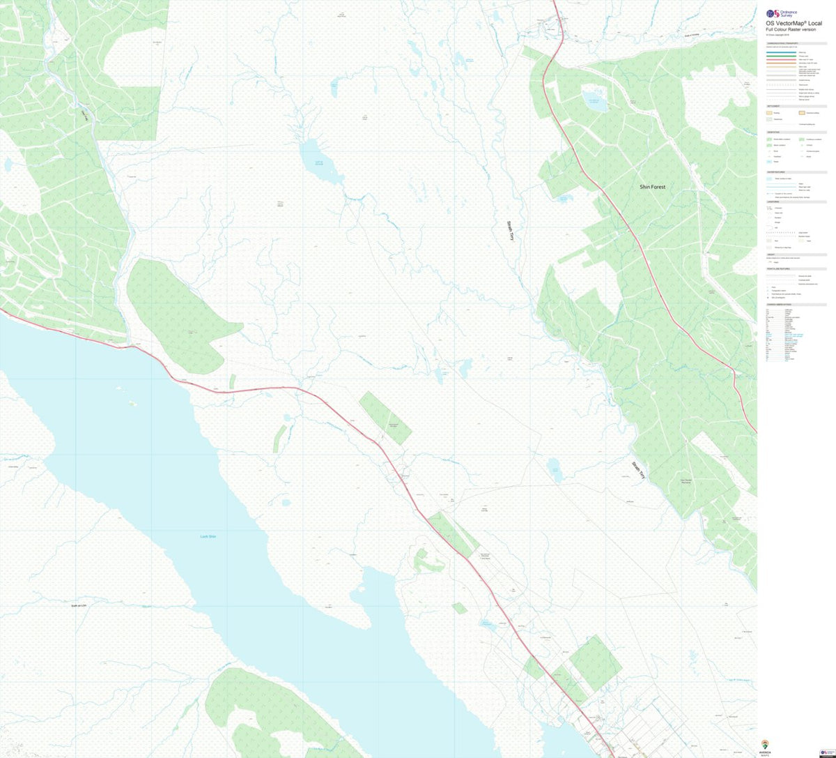 North, West and Central Sutherland Ward 4 (1:10,000) Map by UK ...