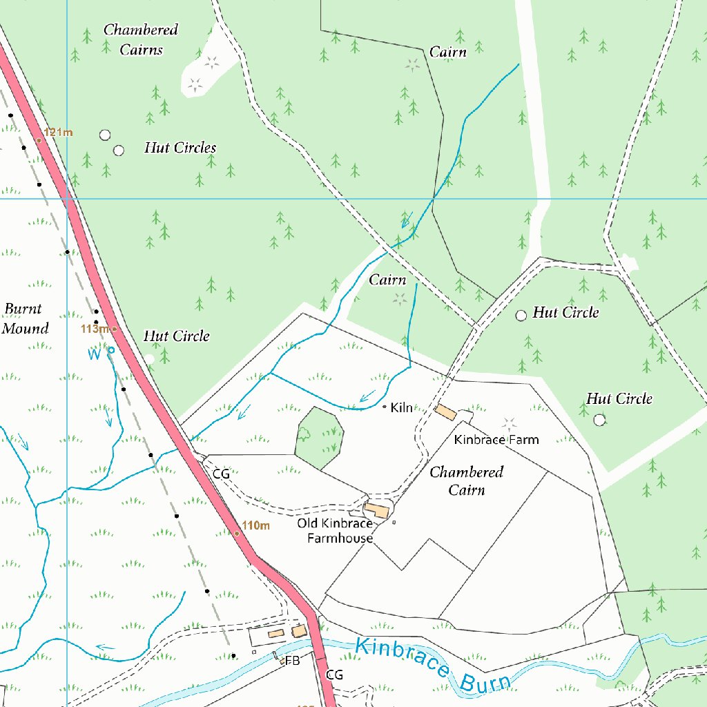East Sutherland and Edderton Ward 6 (1:10,000) Map by UK Topographic ...