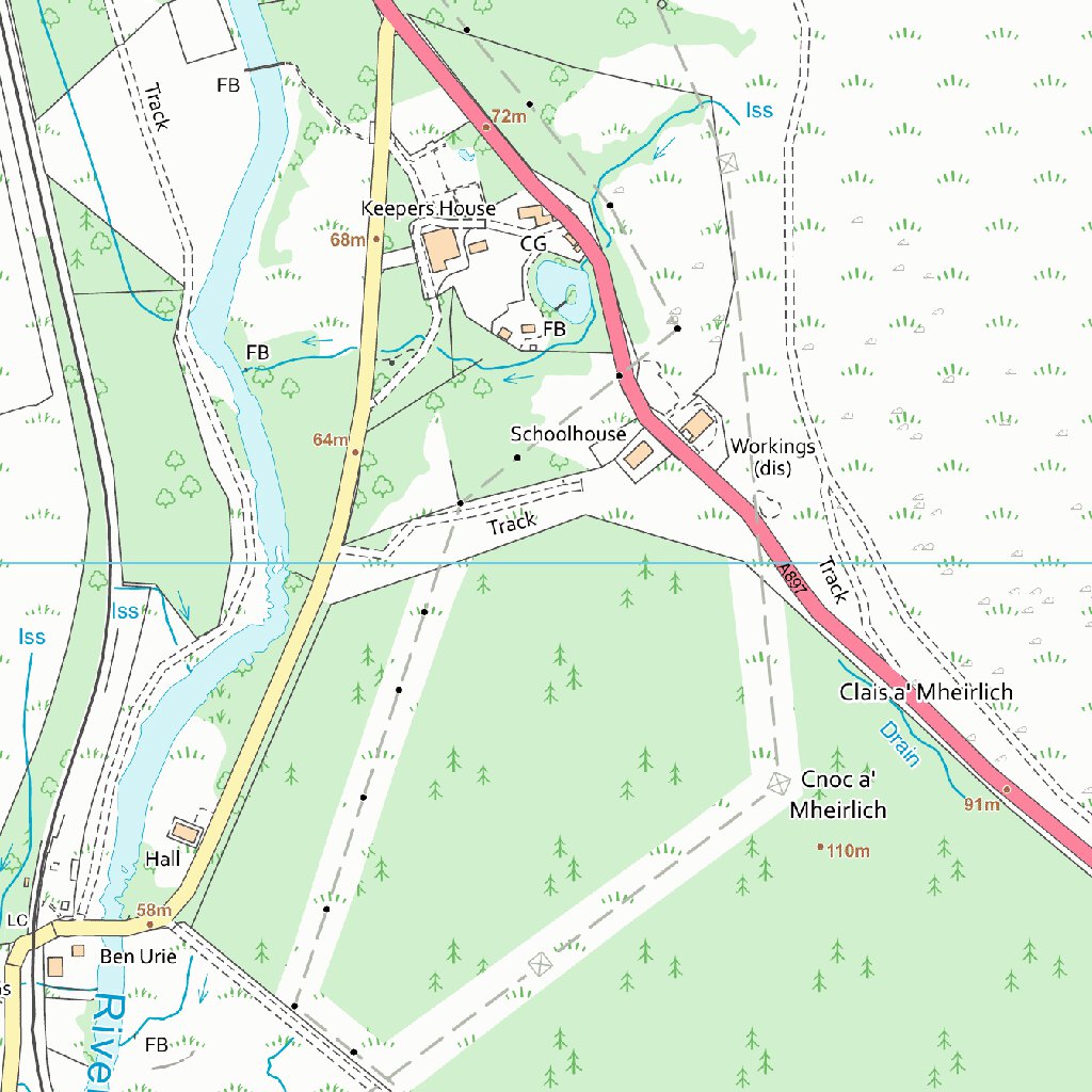 East Sutherland and Edderton Ward 12 (1:10,000) Map by UK Topographic ...
