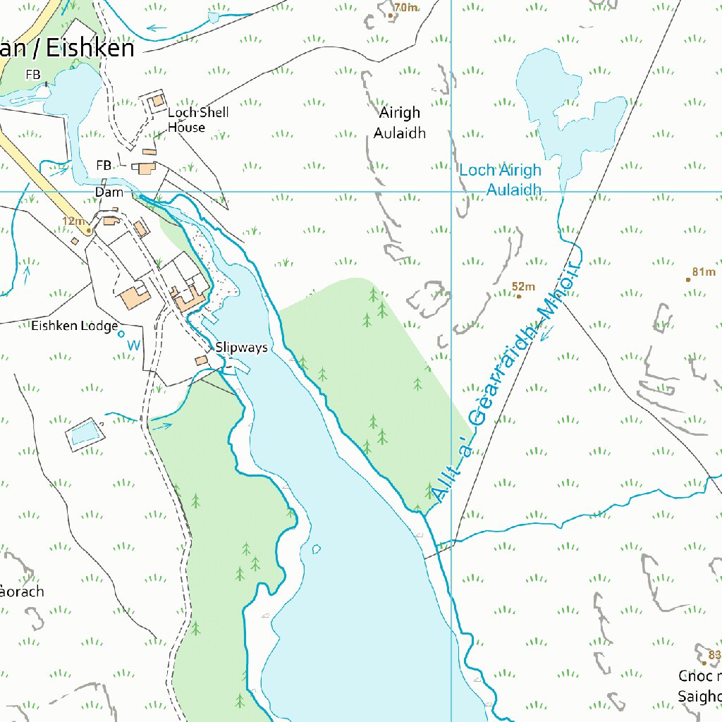 Sgire nan Loch Ward 1 (1:10,000) Map by UK Topographic Maps | Avenza Maps