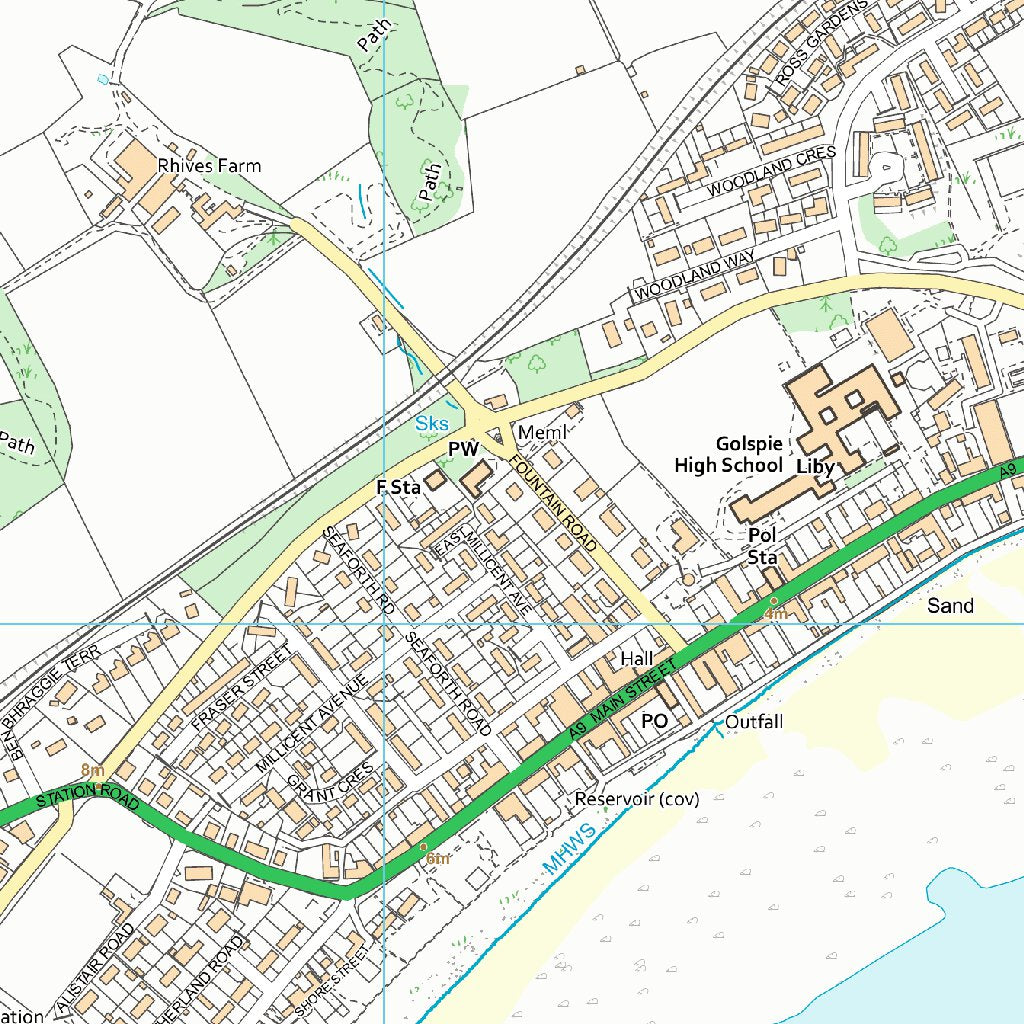 East Sutherland and Edderton Ward 15 (1:10,000) Map by UK Topographic ...