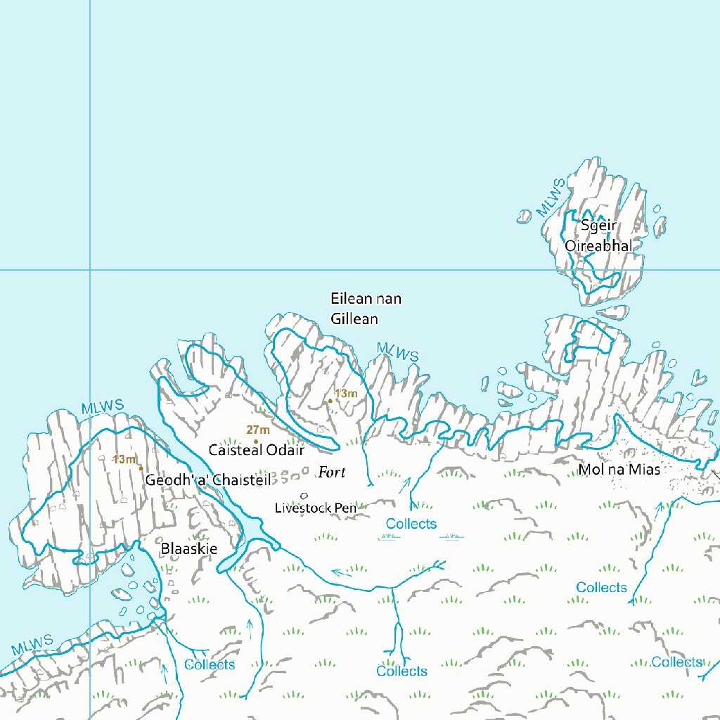 Uibhist a Tuath Ward 15 (1:10,000) Map by UK Topographic Maps | Avenza Maps