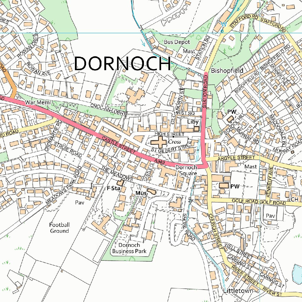 East Sutherland and Edderton Ward 14 (1:10,000) Map by UK Topographic ...