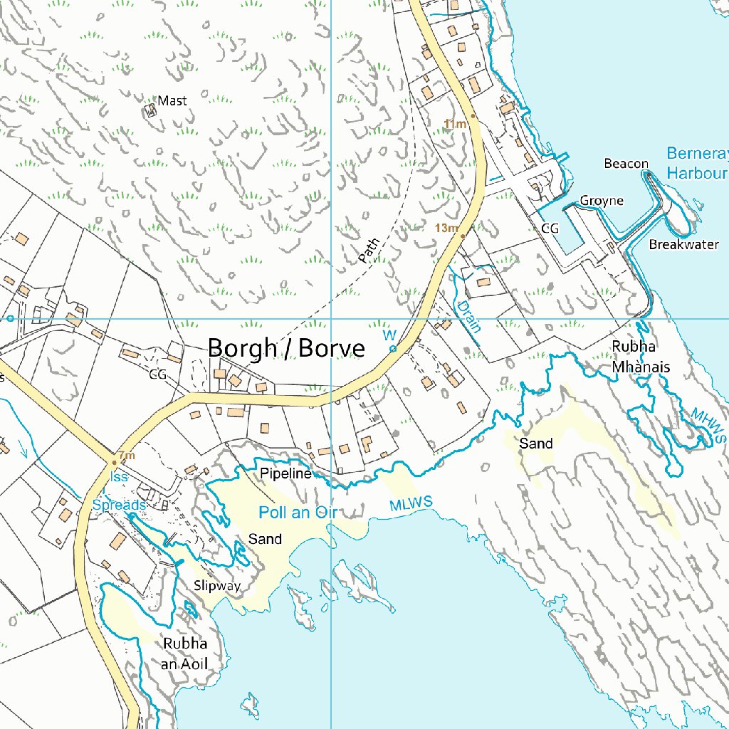 Uibhist a Tuath Ward 7 (1:10,000) Map by UK Topographic Maps | Avenza Maps