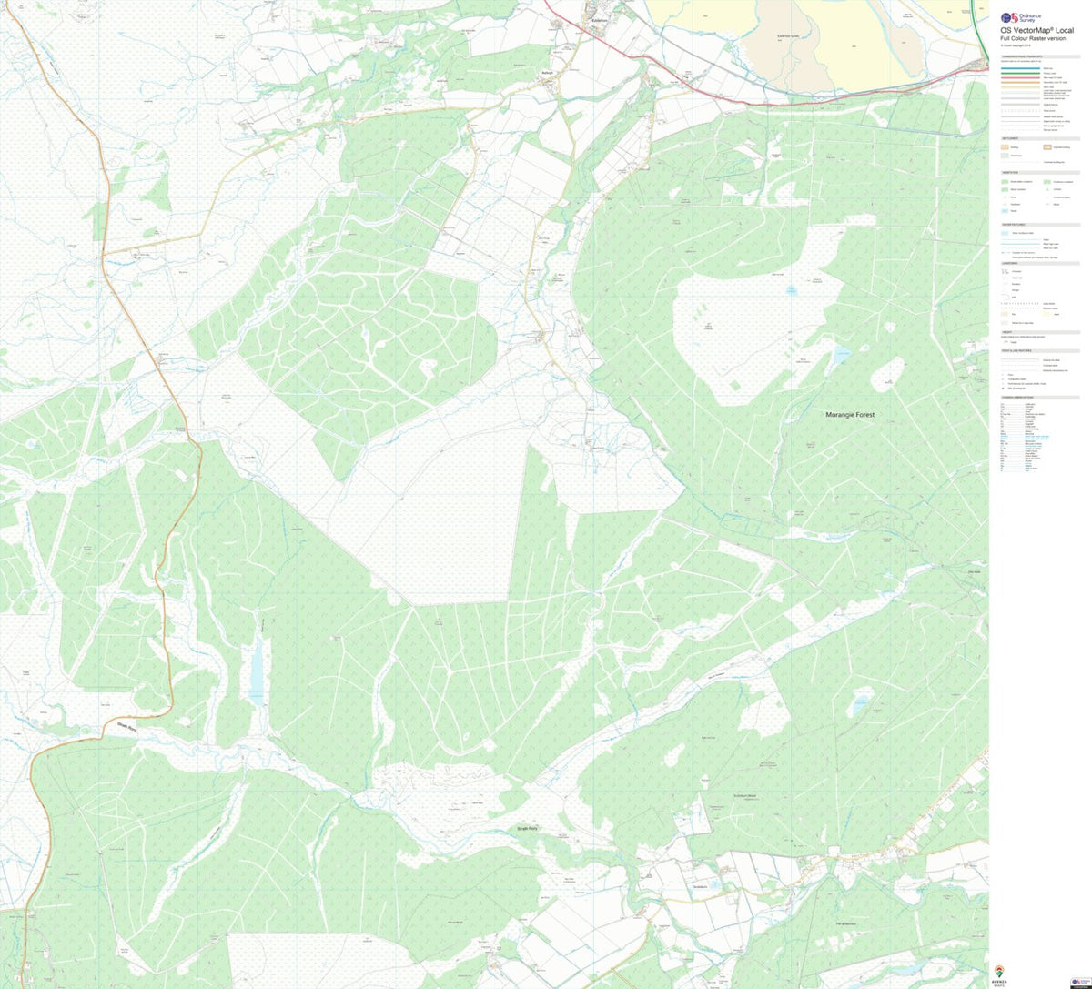 Tain and Easter Ross Ward 4 (1:10,000) Map by UK Topographic Maps ...