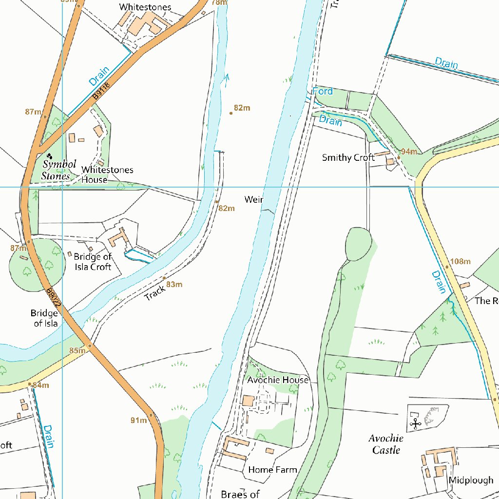 Keith and Cullen Ward 2 (1:10,000) Map by UK Topographic Maps | Avenza Maps