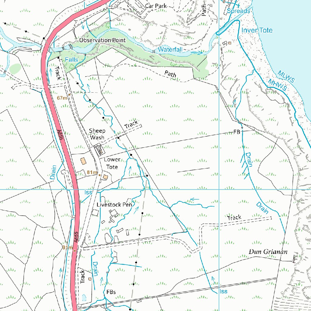 Eilean a' Cheo Ward 33 (1:10,000) Map by UK Topographic Maps | Avenza Maps