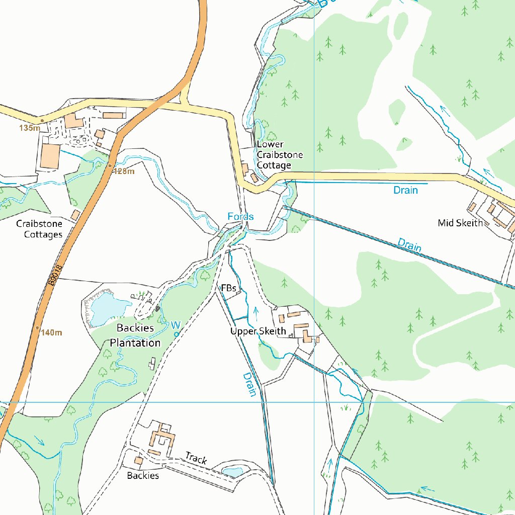 Keith and Cullen Ward 1 (1:10,000) Map by UK Topographic Maps | Avenza Maps