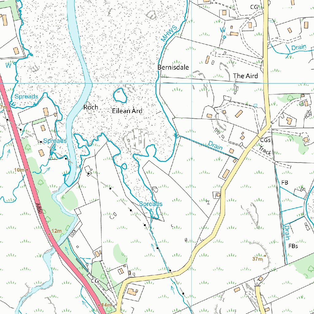 Eilean a' Cheo Ward 30 (1:10,000) Map by UK Topographic Maps | Avenza Maps