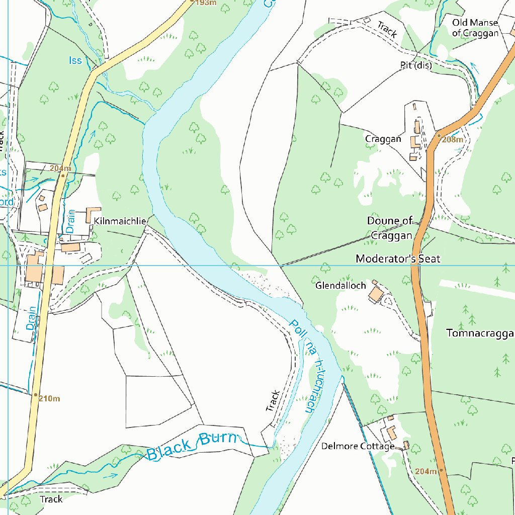 Speyside Glenlivet Ward 10 (1:10,000) Map by UK Topographic Maps ...