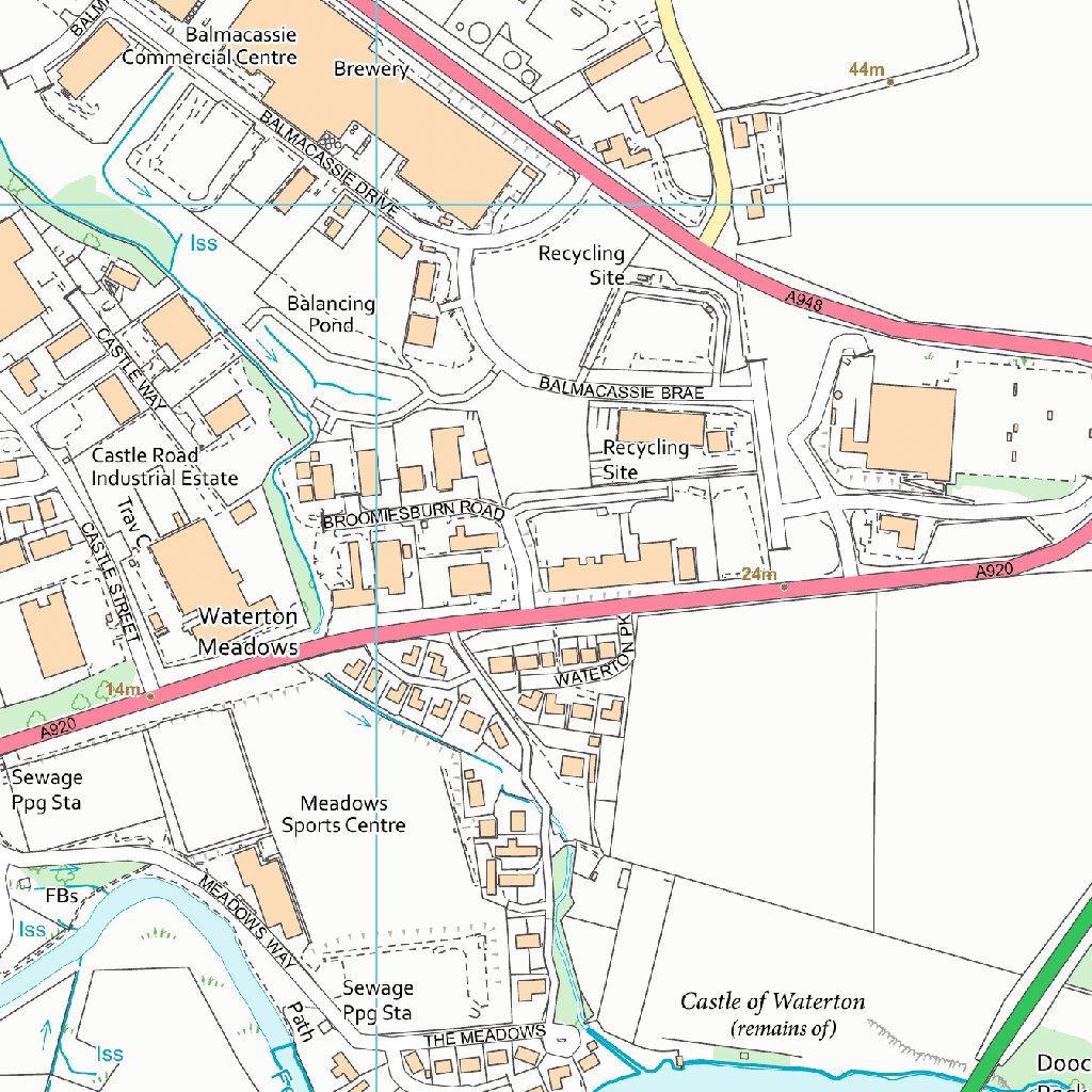 Ellon and District Ward 1 (1:10,000) Map by UK Topographic Maps ...