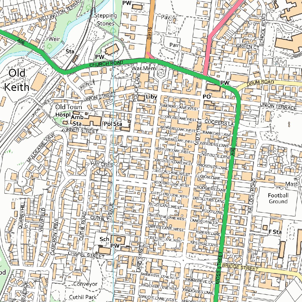 Keith and Cullen Ward 3 (1:10,000) Map by UK Topographic Maps | Avenza Maps