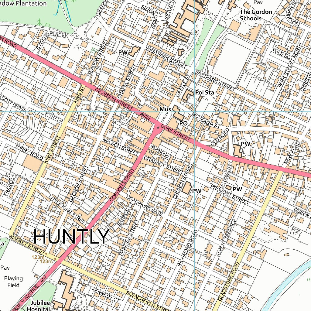 Huntly, Strathbogie and Howe of Alford Ward 5 (1:10,000) Map by UK ...