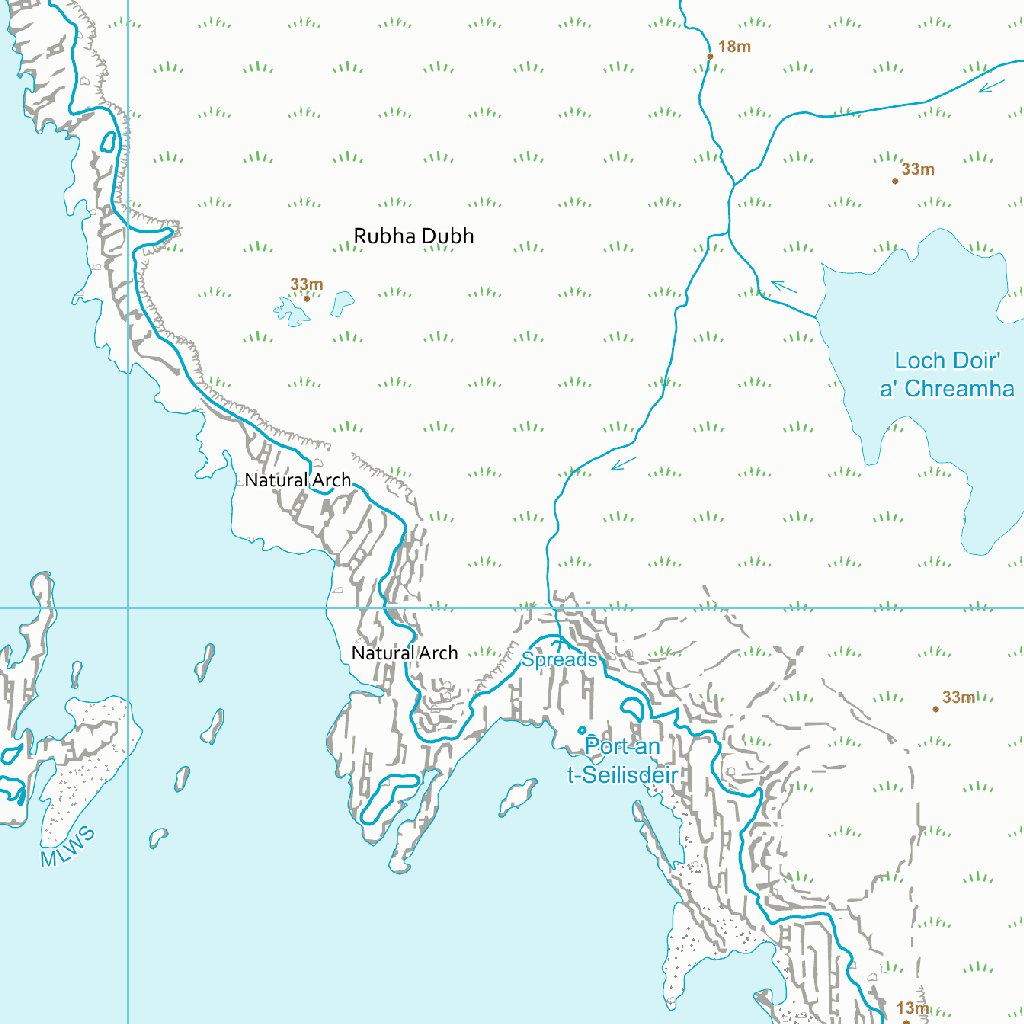 Eilean a' Cheo Ward 36 (1:10,000) Map by UK Topographic Maps | Avenza Maps