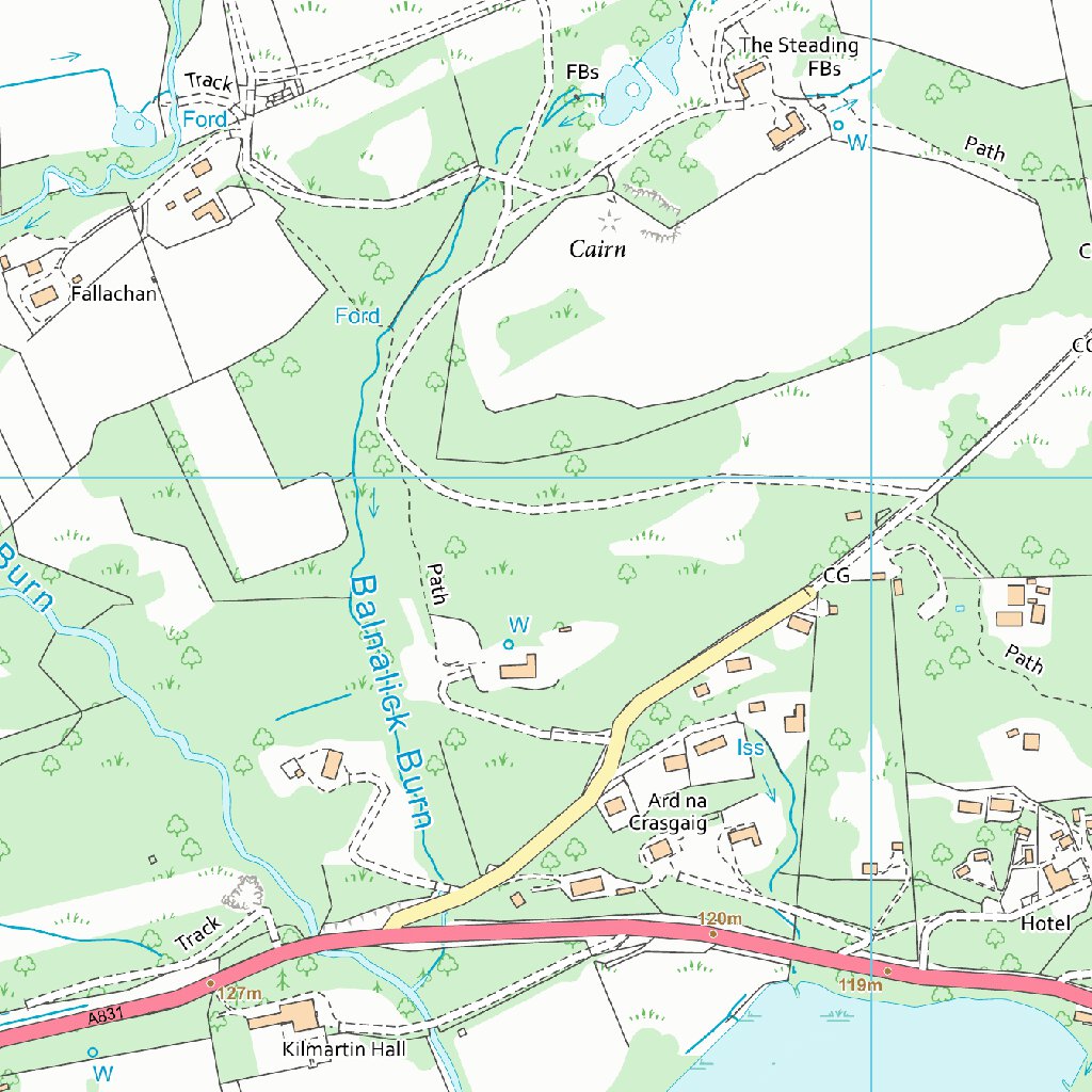 Aird and Loch Ness Ward 8 (1:10,000) Map by UK Topographic Maps ...