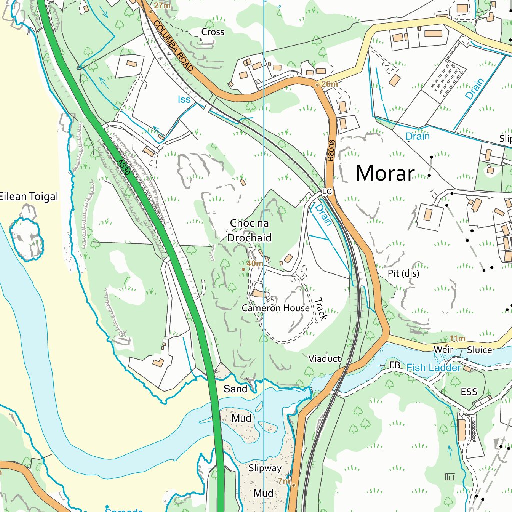 Caol and Mallaig Ward 25 (1:10,000) Map by UK Topographic Maps | Avenza ...
