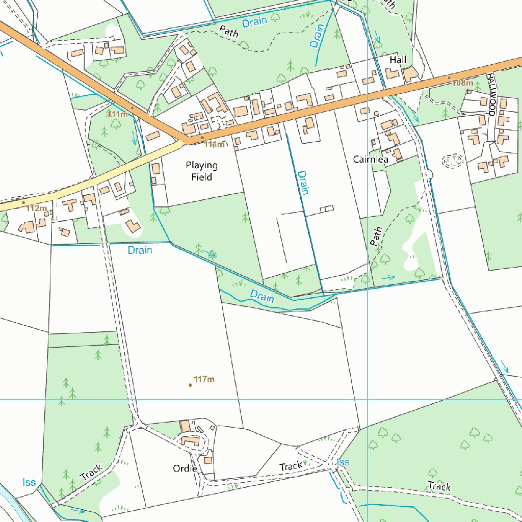 Banchory and Mid Deeside Ward 1 (1:10,000) Map by UK Topographic Maps ...