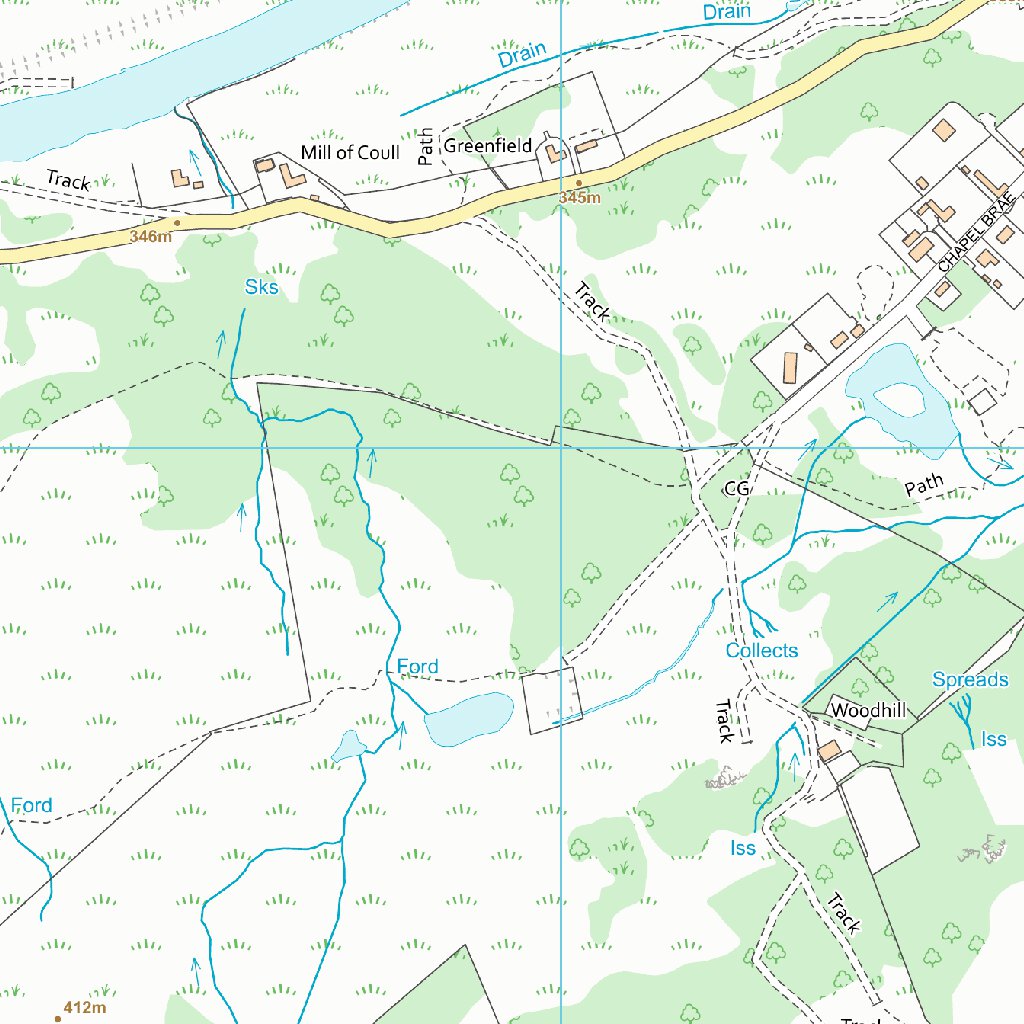 Aboyne, Upper Deeside and Donside Ward 12 (1:10,000) Map by UK ...