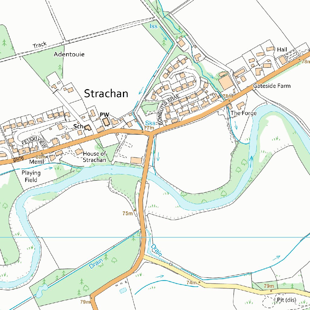 Banchory and Mid Deeside Ward 6 (1:10,000) Map by UK Topographic Maps ...