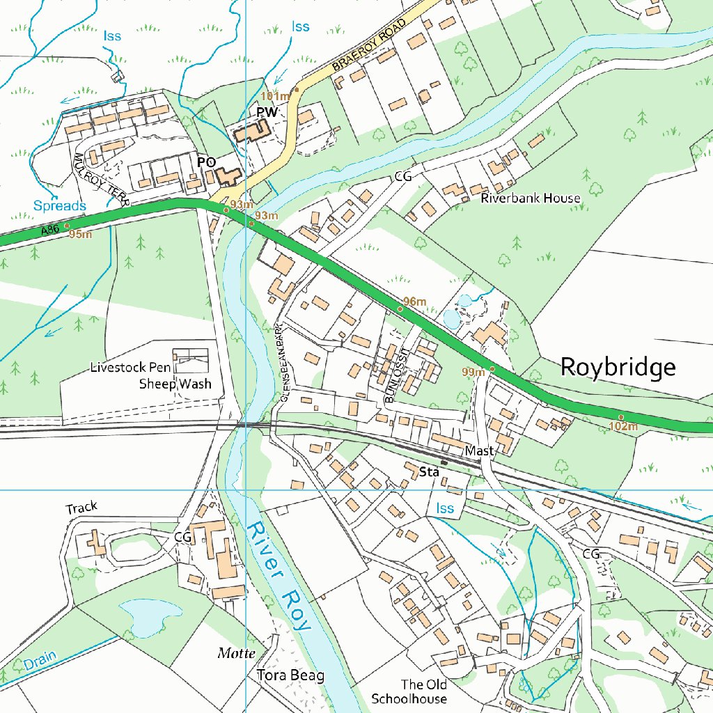 Caol and Mallaig Ward 24 (1:10,000) Map by UK Topographic Maps | Avenza ...