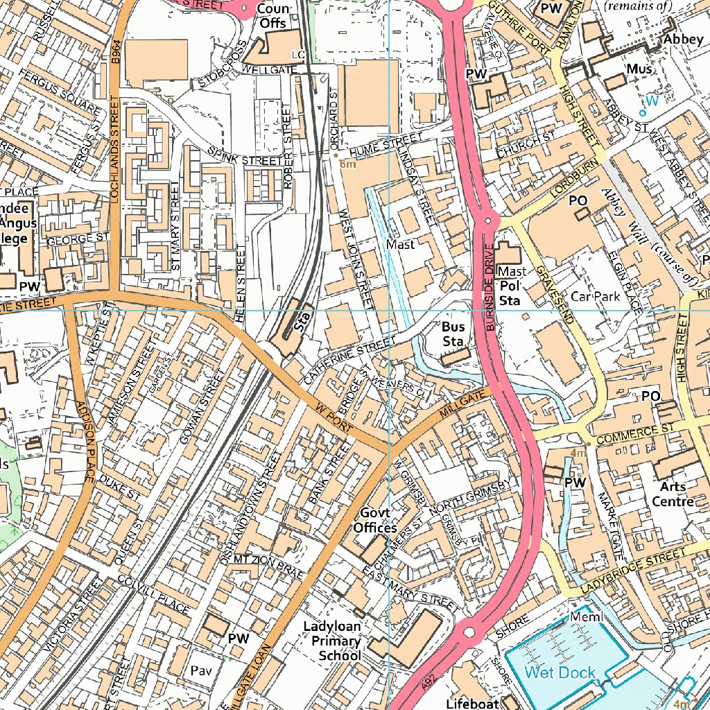 Arbroath West, Letham and Friockheim Ward 2 (1:10,000) Map by UK ...