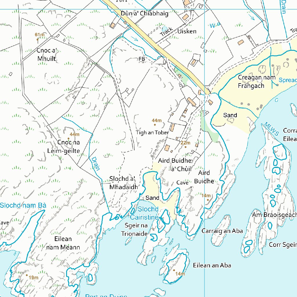 Oban South and the Isles Ward 25 (1:10,000) Map by UK Topographic Maps ...