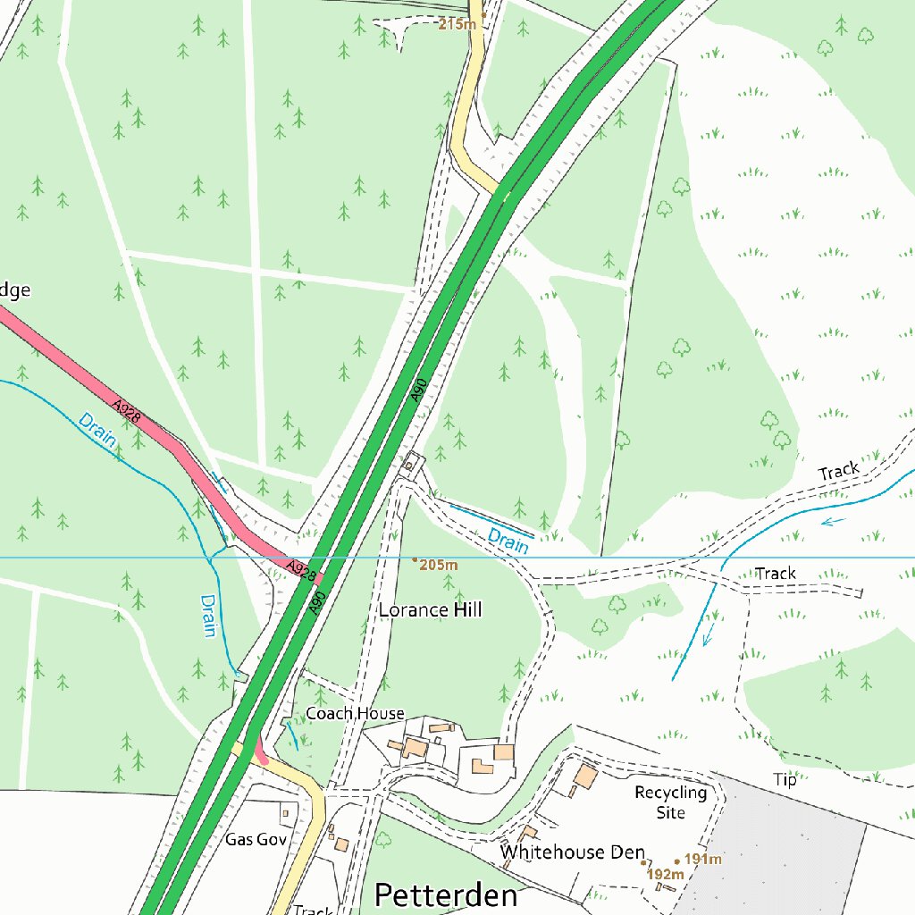 Monifieth and Sidlaw Ward 1 (1:10,000) Map by UK Topographic Maps ...