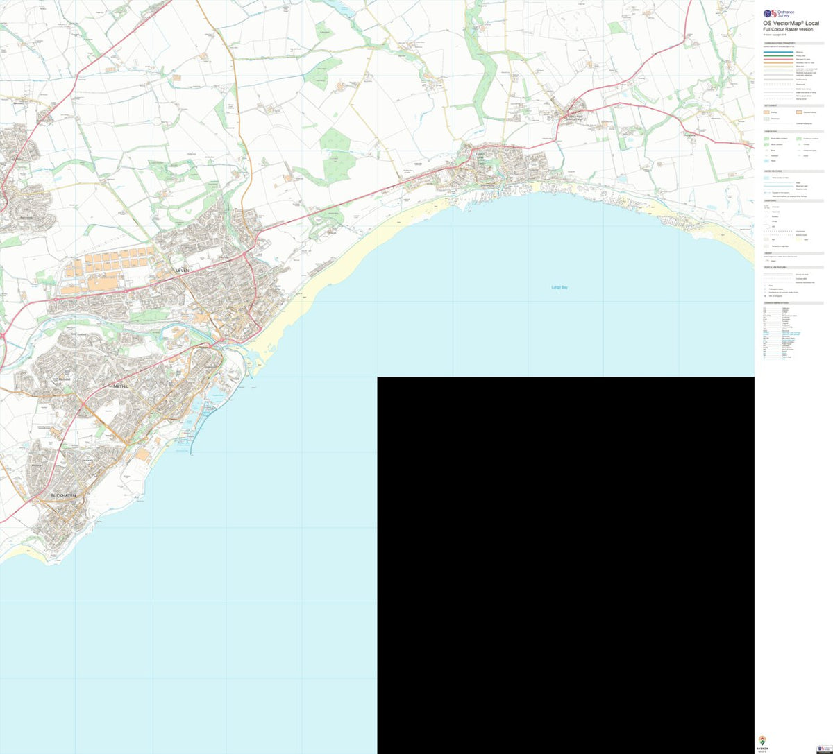 Leven, Kennoway and Largo Ward 1 (1:10,000) Map by UK Topographic Maps ...