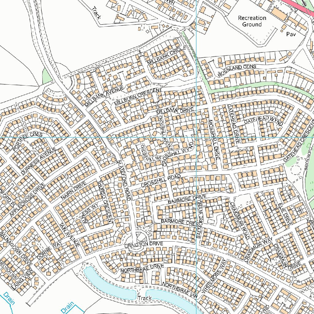 Bishopton, Bridge of Weir and Langbank Ward 1 (1:10,000) Map by UK ...