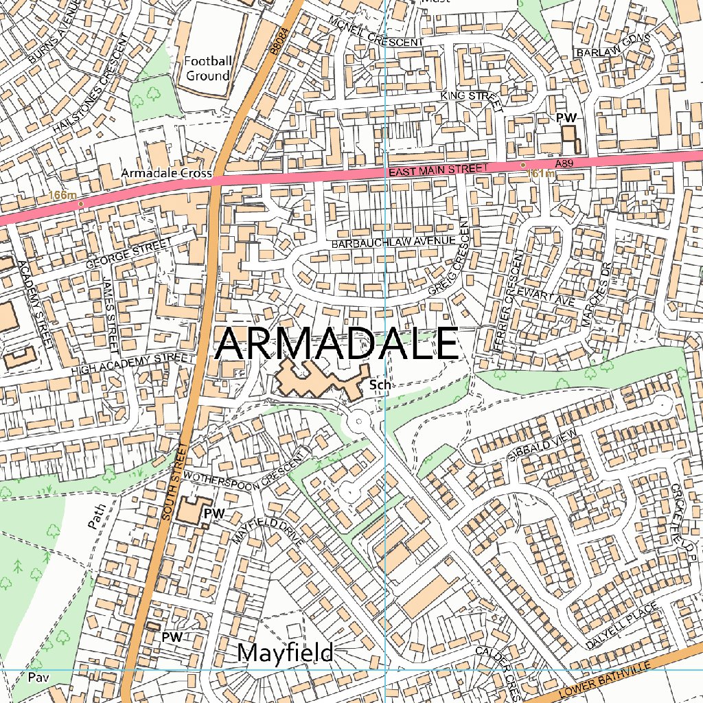 Upper Braes Ward 1 (1:10,000) Map by UK Topographic Maps | Avenza Maps