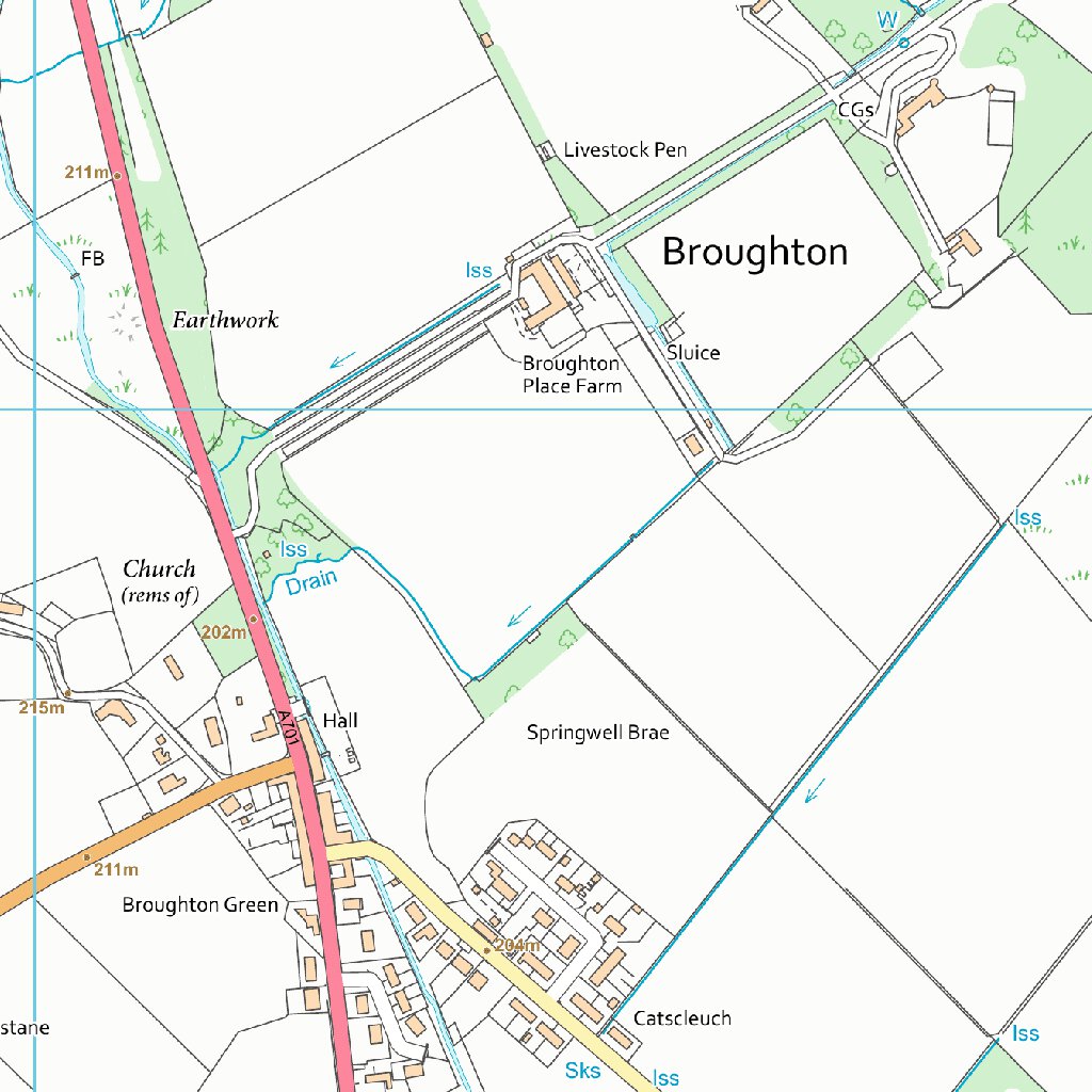 Tweeddale West Ward 2 (1:10,000) Map by UK Topographic Maps | Avenza Maps