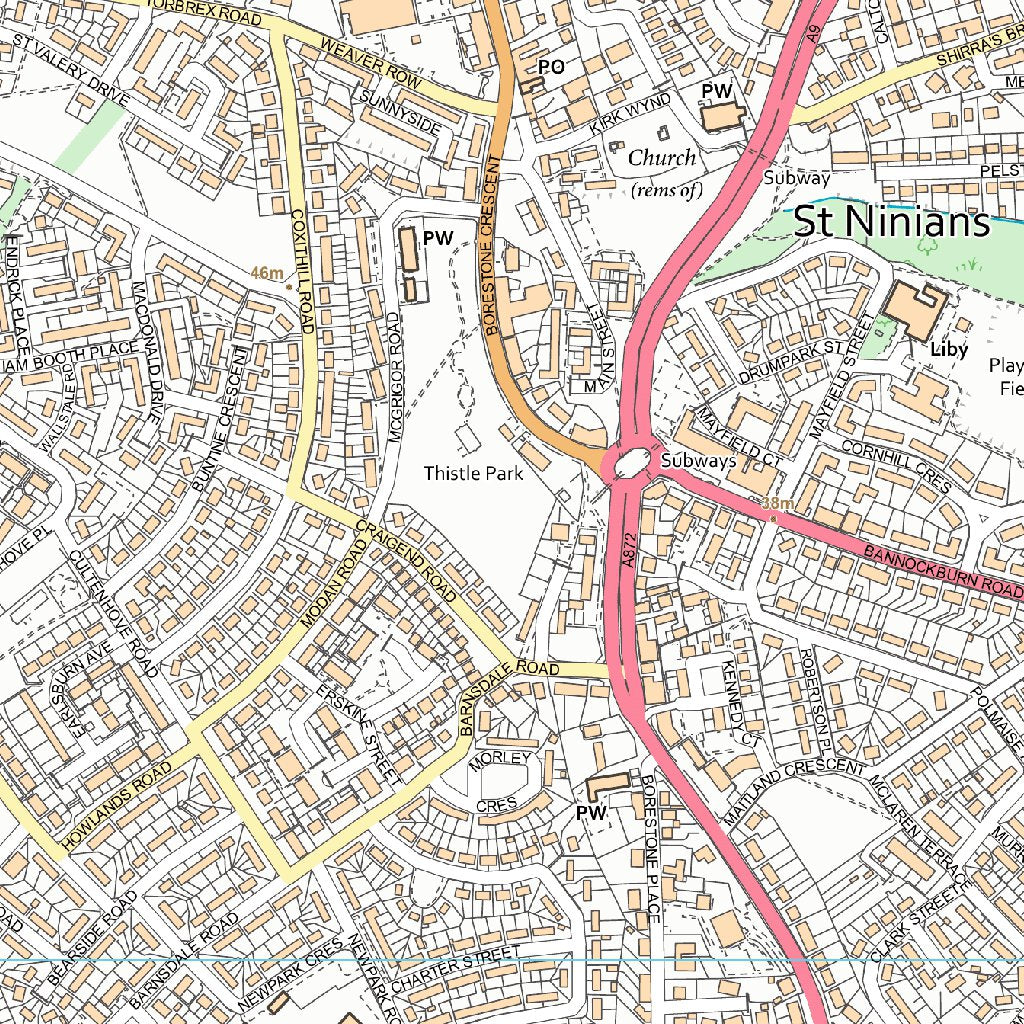 Bannockburn Ward 1 (1:10,000) Map by UK Topographic Maps | Avenza Maps
