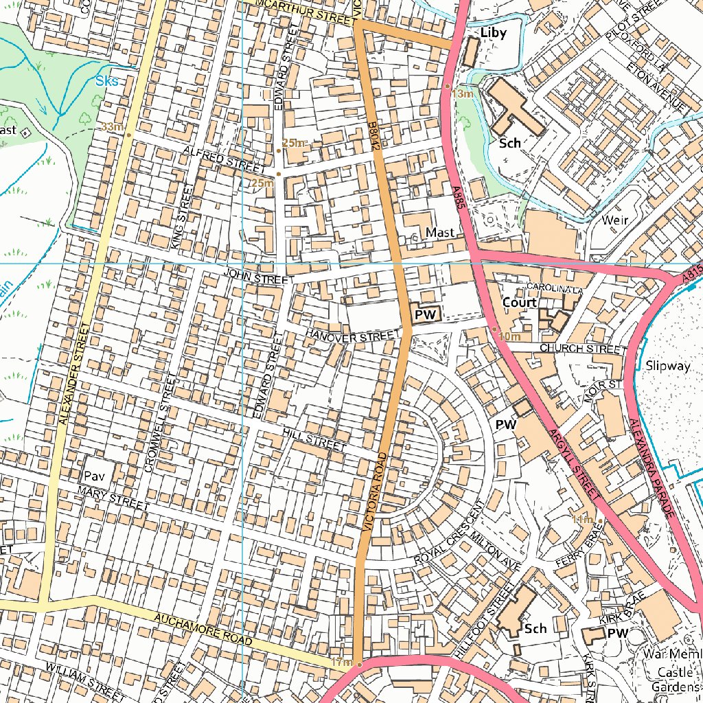 Inverclyde West Ward 1 (1:10,000) Map by UK Topographic Maps | Avenza Maps