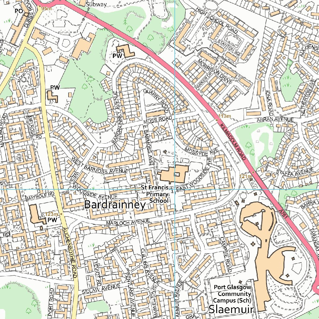 Inverclyde East Ward 1 (1:10,000) Map by UK Topographic Maps | Avenza Maps