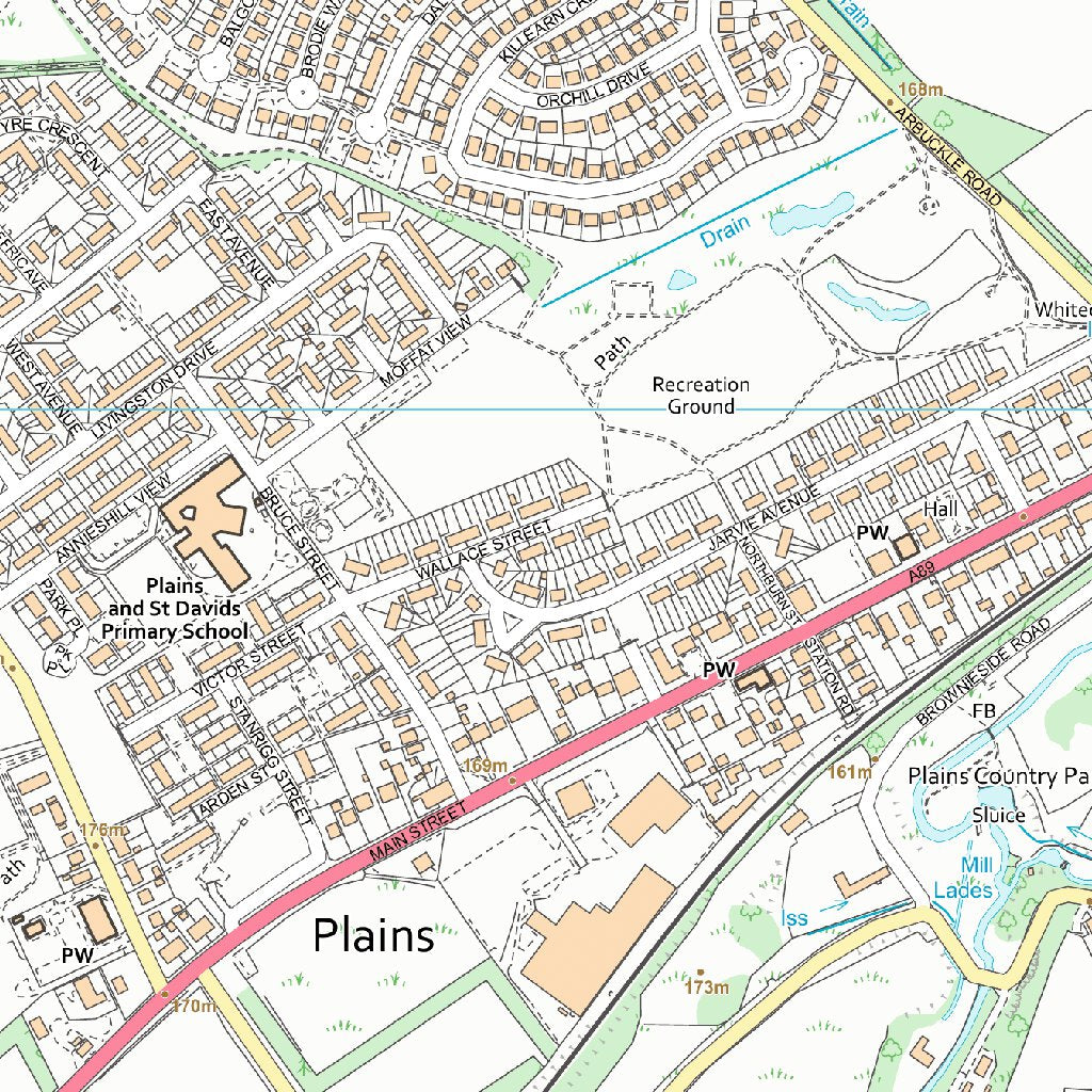 Airdrie North Ward 1 (1:10,000) Map by UK Topographic Maps | Avenza Maps