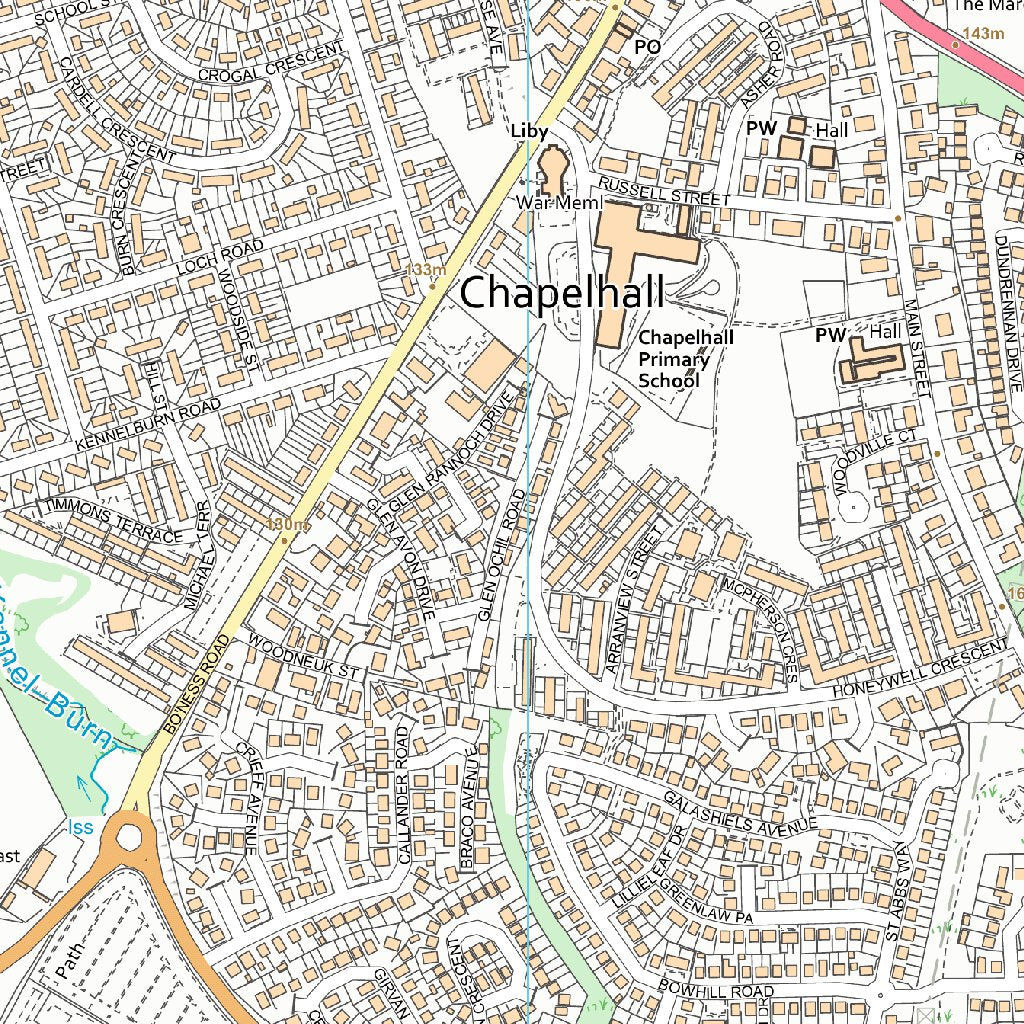 Airdrie South Ward 1 (1:10,000) Map by UK Topographic Maps | Avenza Maps