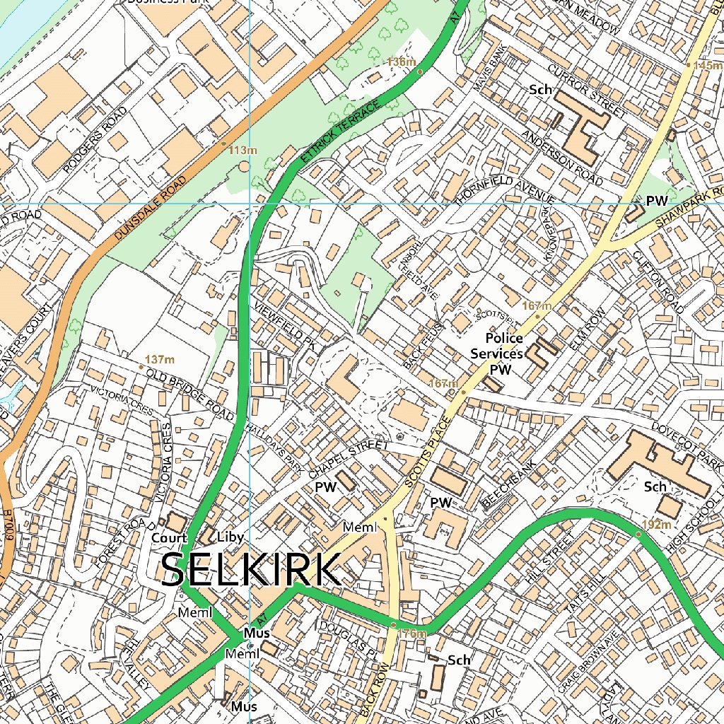 Selkirkshire Ward 2 (1:10,000) Map by UK Topographic Maps | Avenza Maps