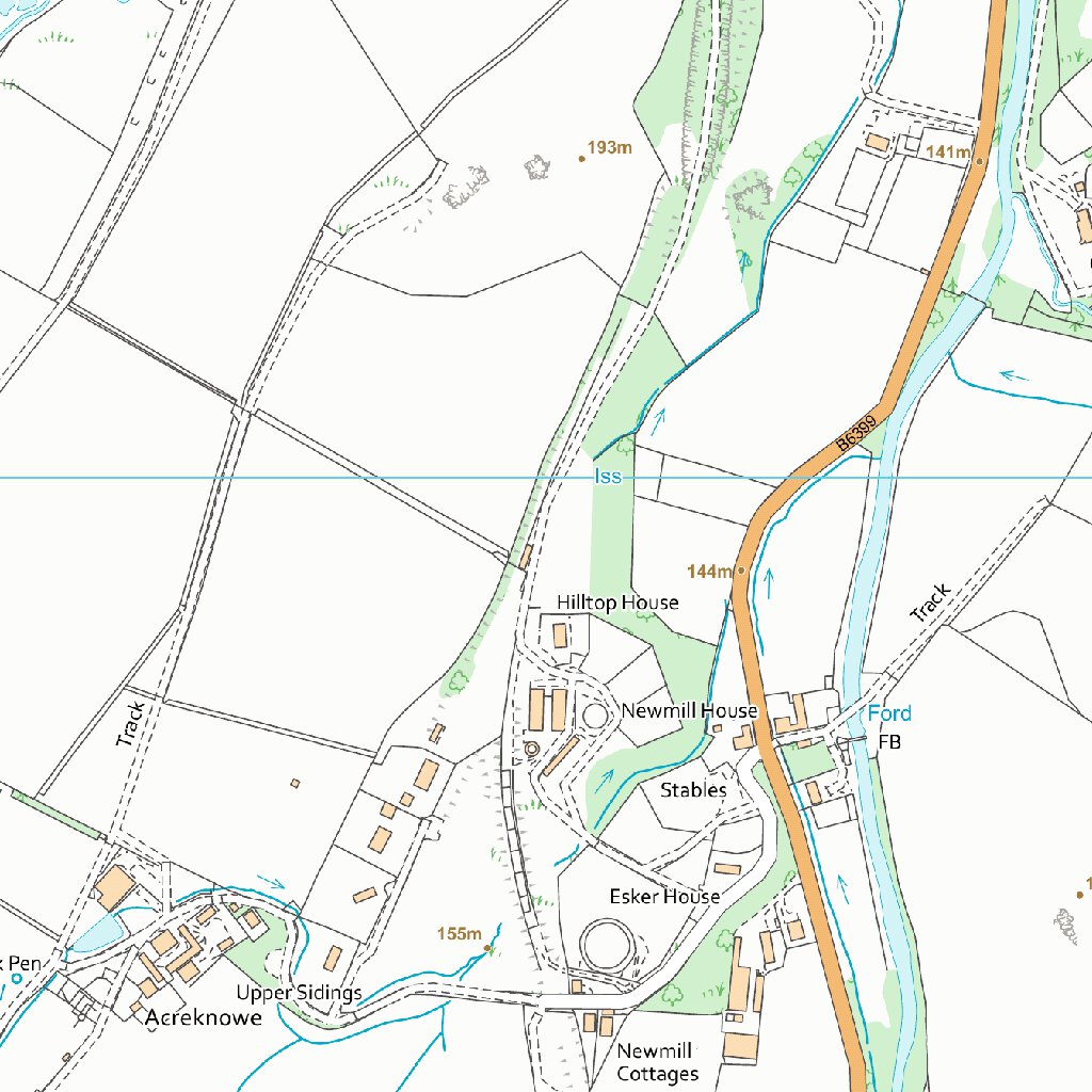 Hawick and Hermitage Ward 2 (1:10,000) Map by UK Topographic Maps ...
