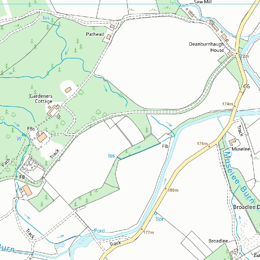 Hawick and Hermitage Ward 5 (1:10,000) Map by UK Topographic Maps ...