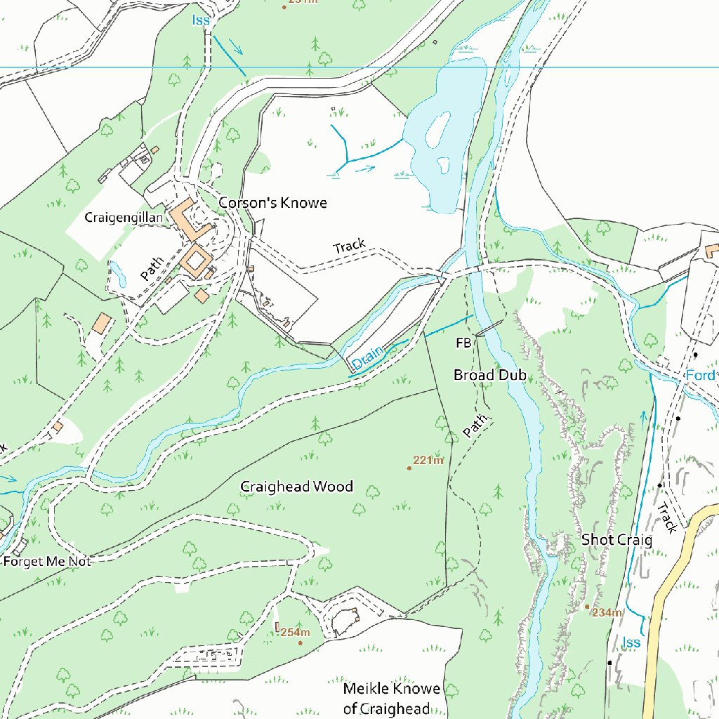Doon Valley Ward 1 (1:10,000) Map by UK Topographic Maps | Avenza Maps
