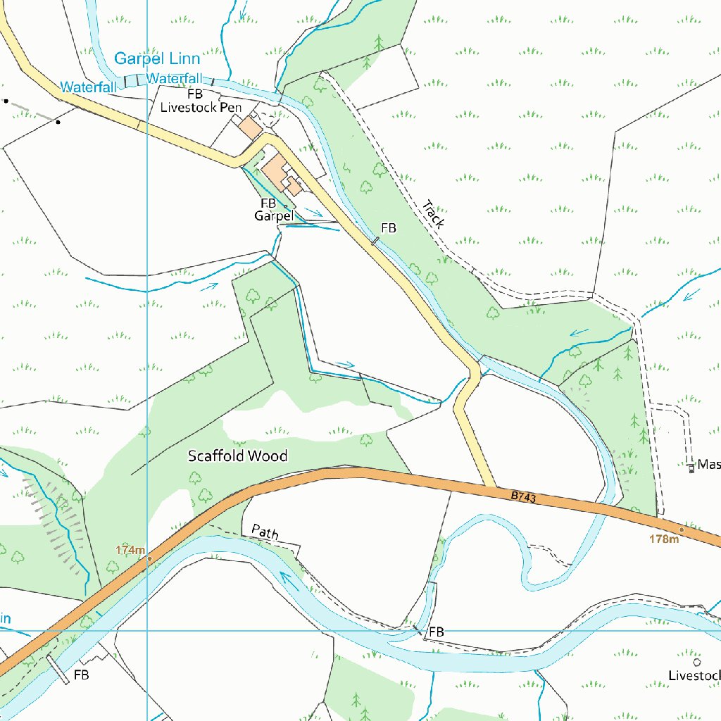 East Ayrshire 1 (1:10,000) Map by UK Topographic Maps | Avenza Maps