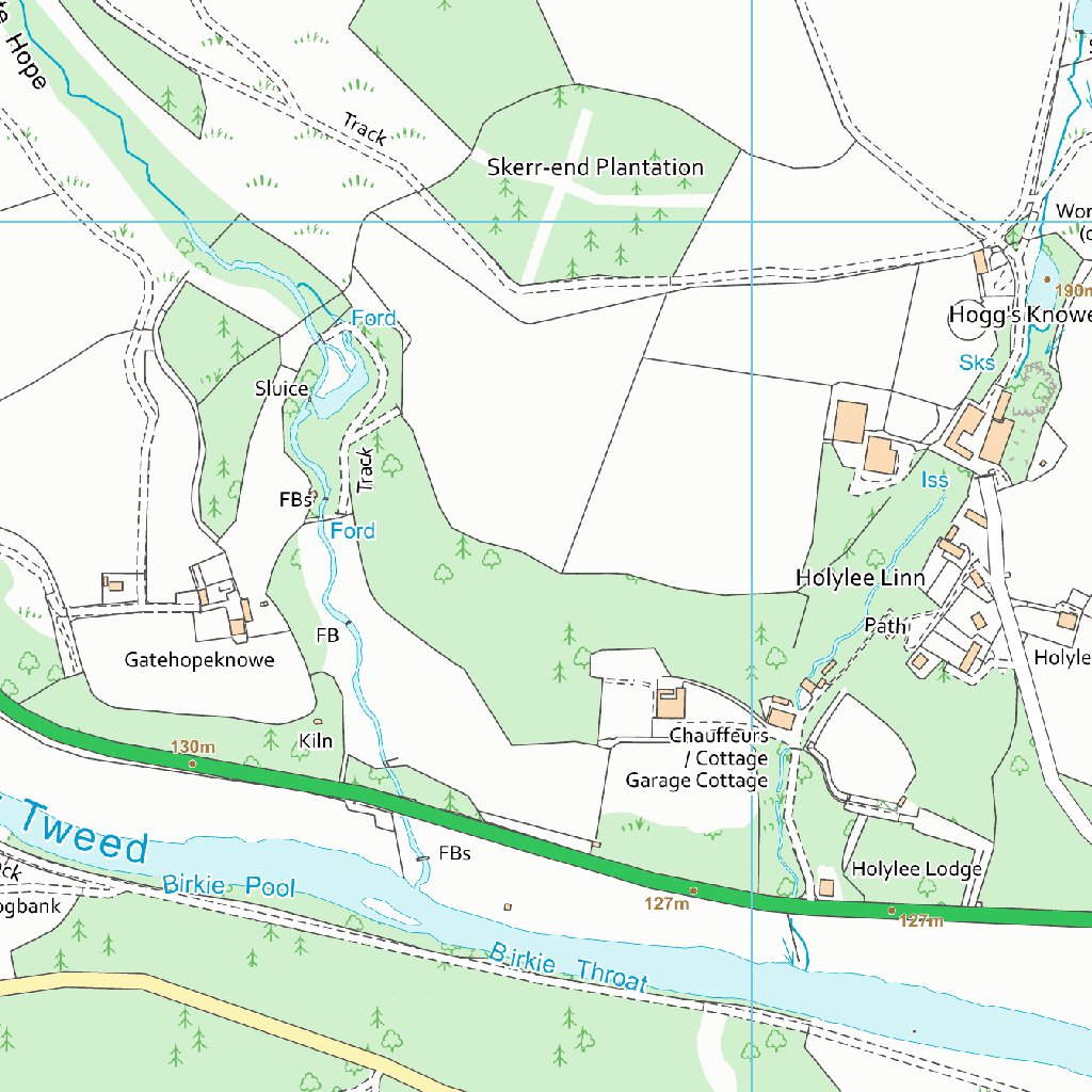 Tweeddale East Ward 1 (1:10,000) Map by UK Topographic Maps | Avenza Maps