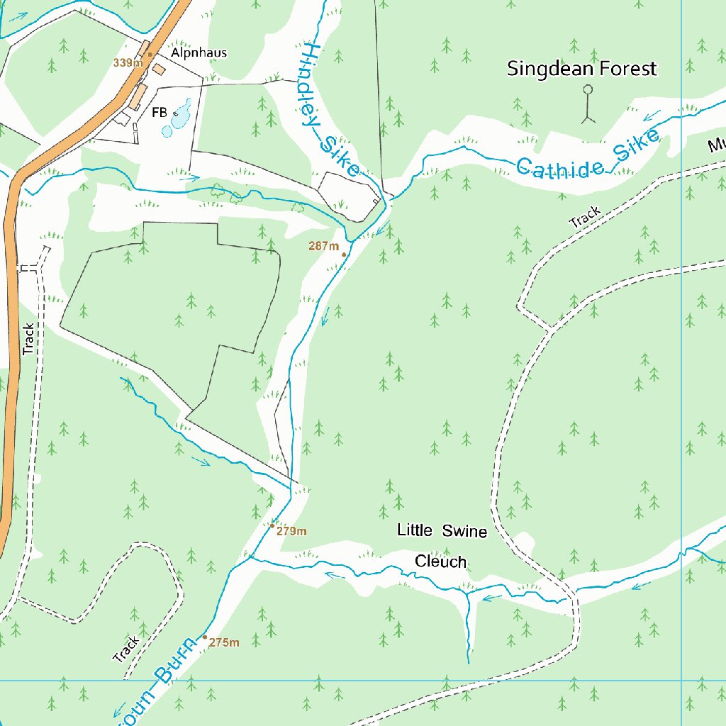 Hawick and Hermitage Ward 6 (1:10,000) Map by UK Topographic Maps ...