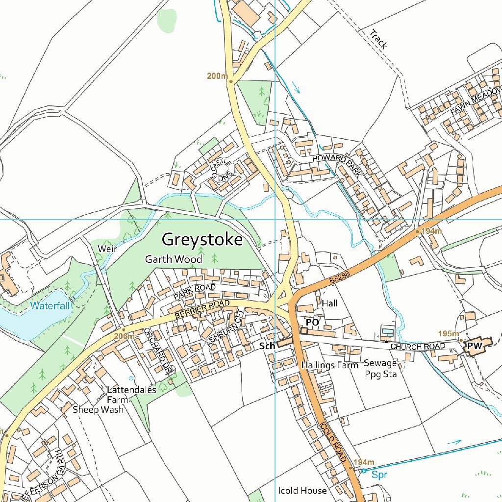 Greystoke and Ullswater Ward 1 (1:10,000) Map by UK Topographic Maps ...