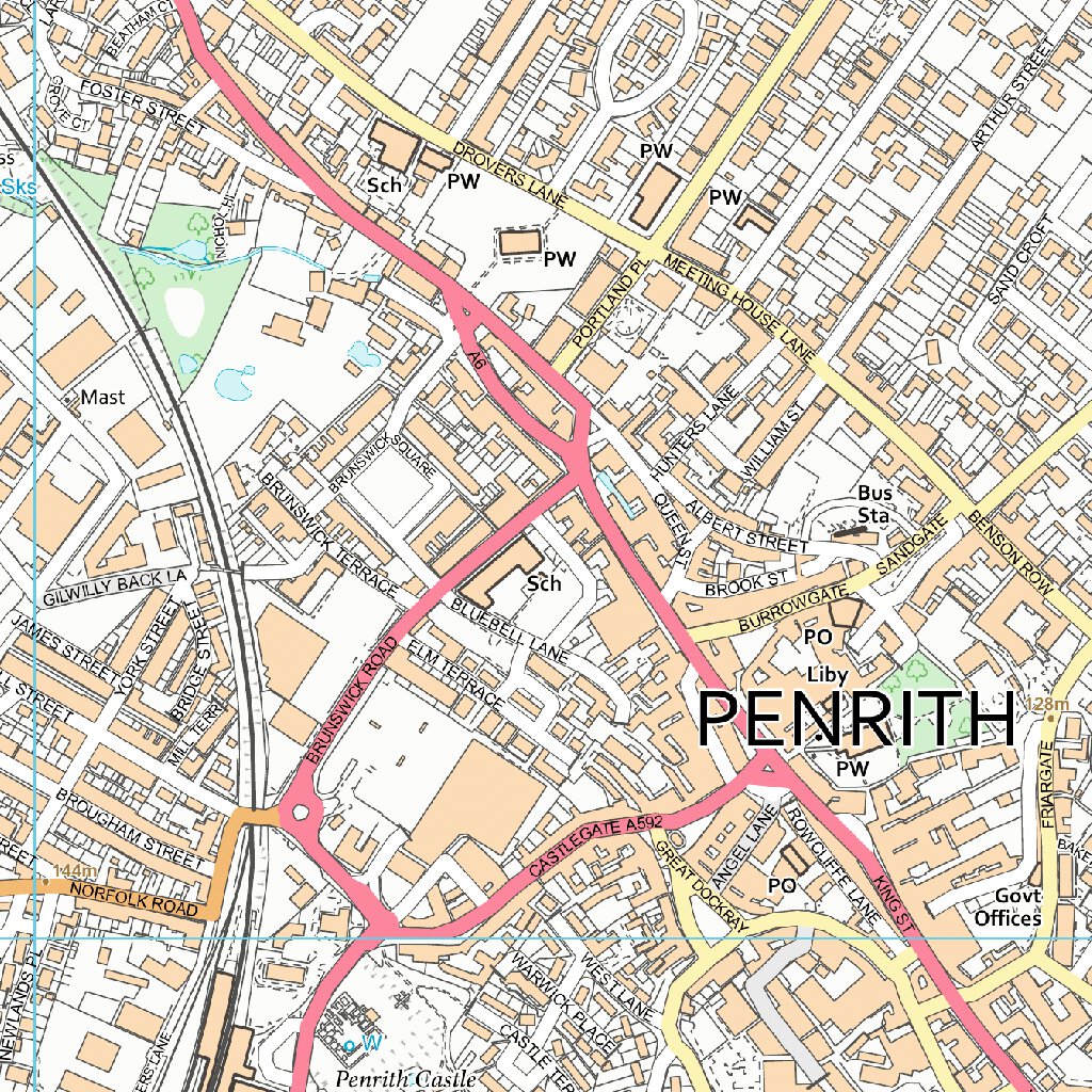 Penrith North Ward 1 (1:10,000) Map by UK Topographic Maps | Avenza Maps